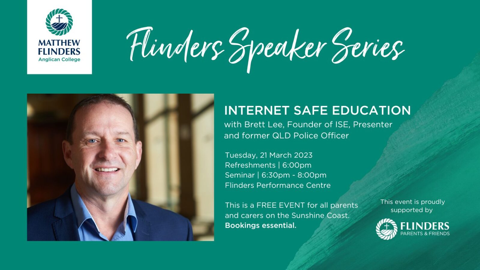 Free parent talk with cyber safety expert Brett Lee at Flinders