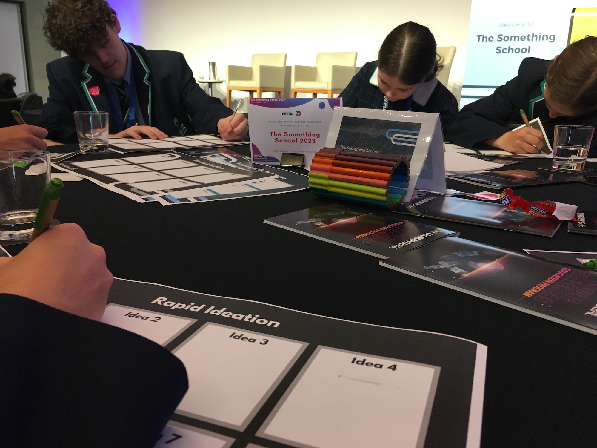 Flinders students solve problems at Something School