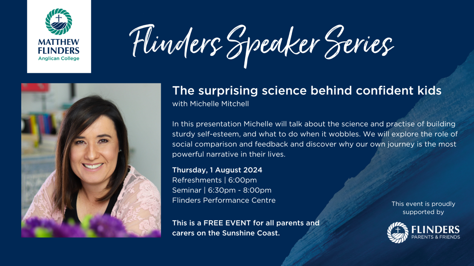 Flinders Speaker Series with Michelle Mitchell - Matthew Flinders Anglican College