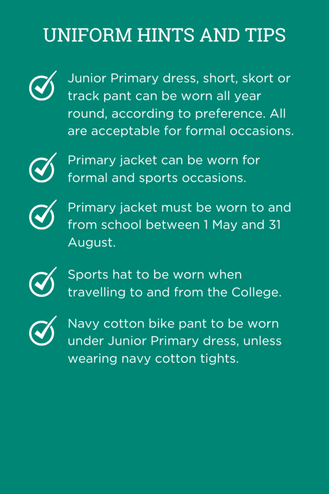 The Flinders Uniform - Matthew Flinders Anglican College