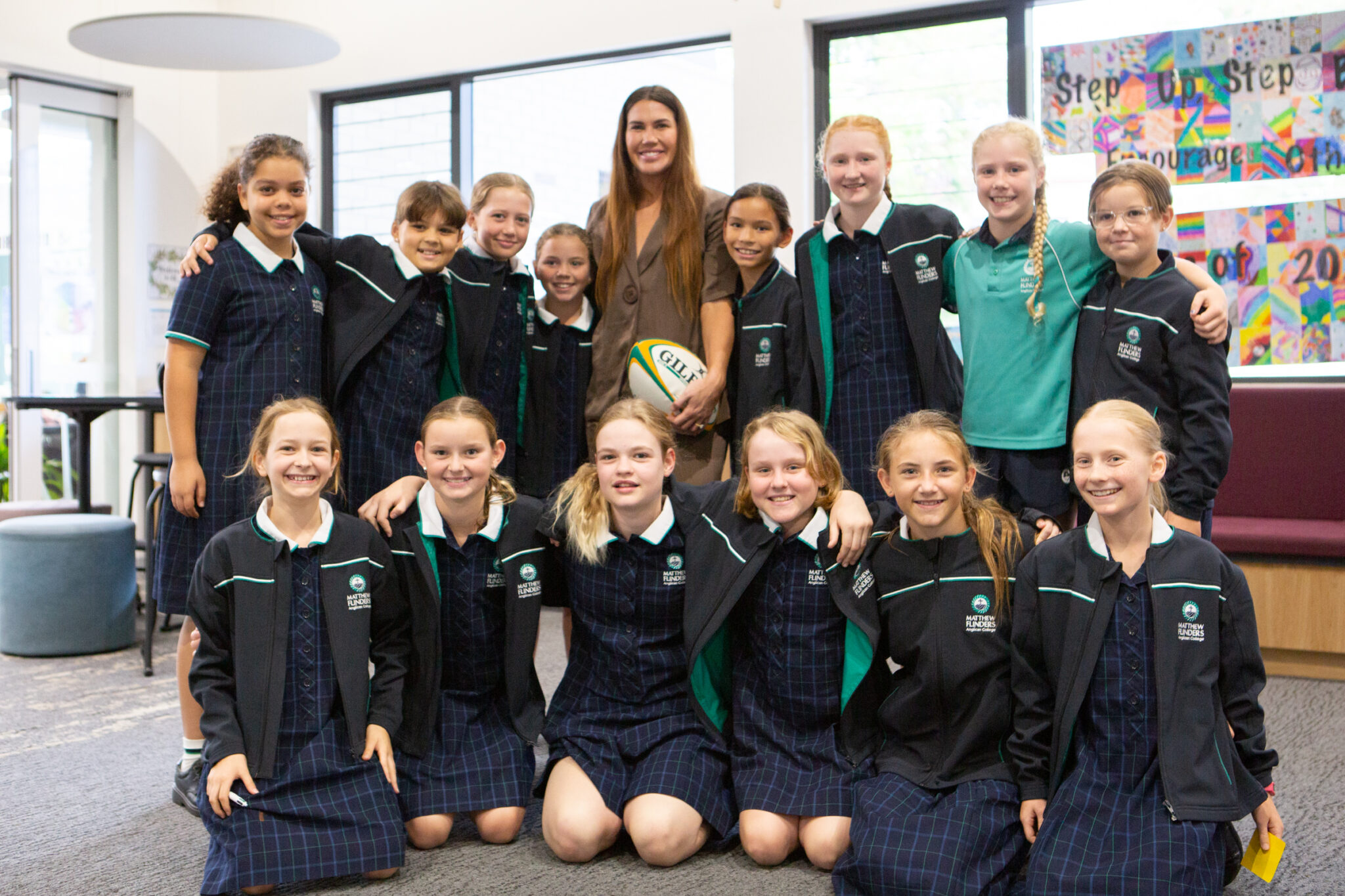 Flinders Students Learn from Rugby Star Charlotte Caslick